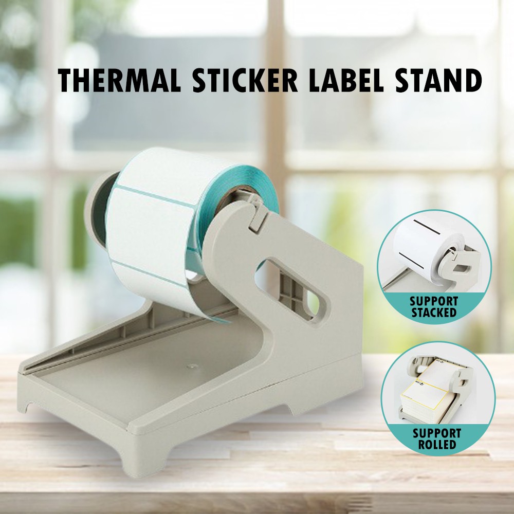 Ready Stock Thermal Printer Bracket Stand 2 in 1 Holder Thermal Sticker ...