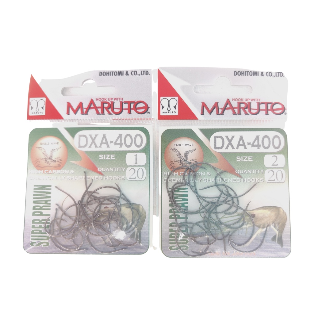 Maruto Mata Udang DXA-400 Super Prawn Fishing Hook (20pcs/pack ...