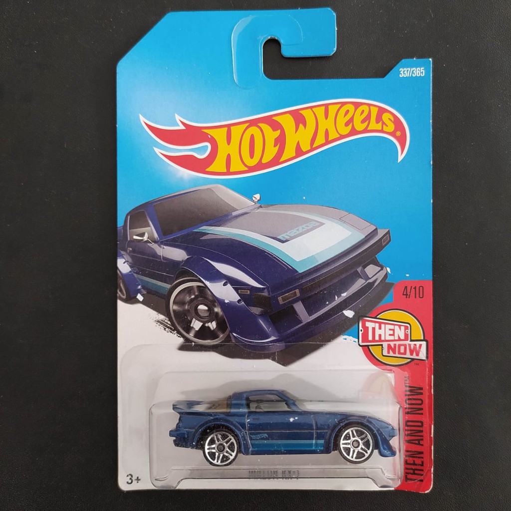 Hot wheels hotwheels jdm mazda rx-7 then and now blue rx7 | BeeCost