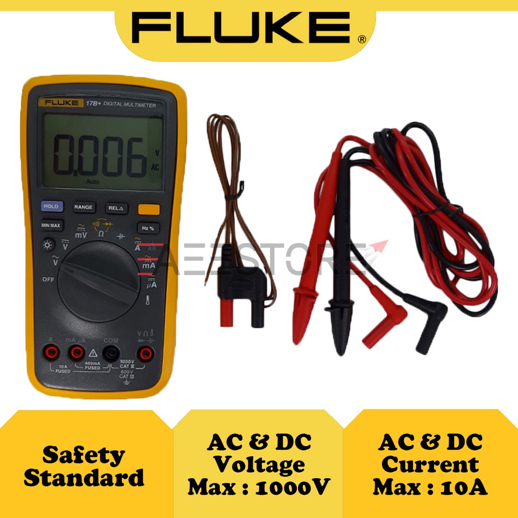 (Original) Fluke 17B+ Digital Multimeter | Shopee Malaysia