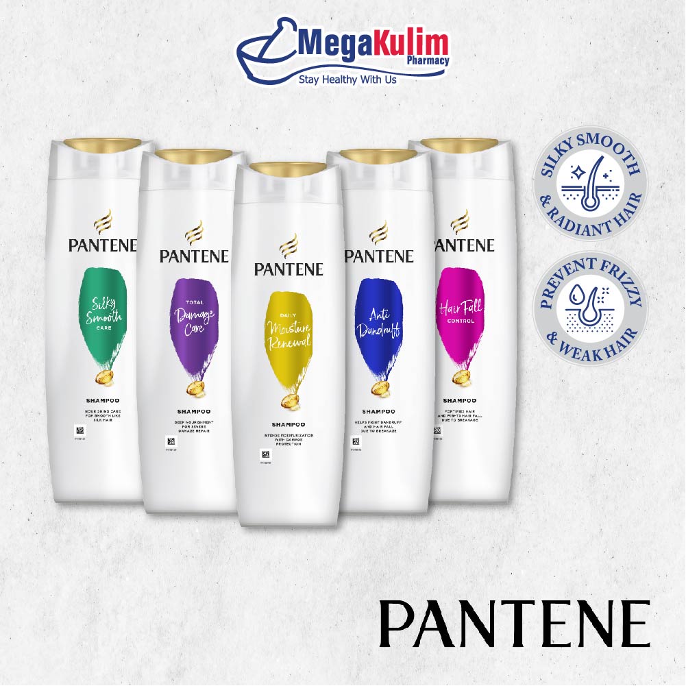 Pantene Hair Shampoo 340mL (5 Type to Choose) | Shopee Malaysia