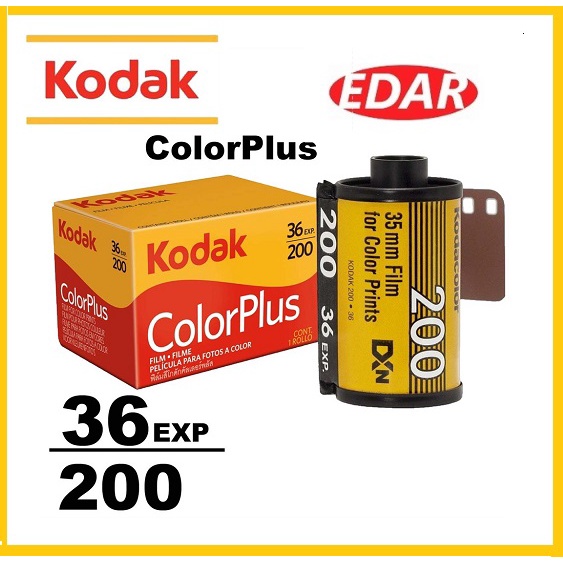 Kodak Color Plus /Gold 200 Color+ Fujicolor Superia X-TRA Negative Film (35mm Roll Film, 36 ...