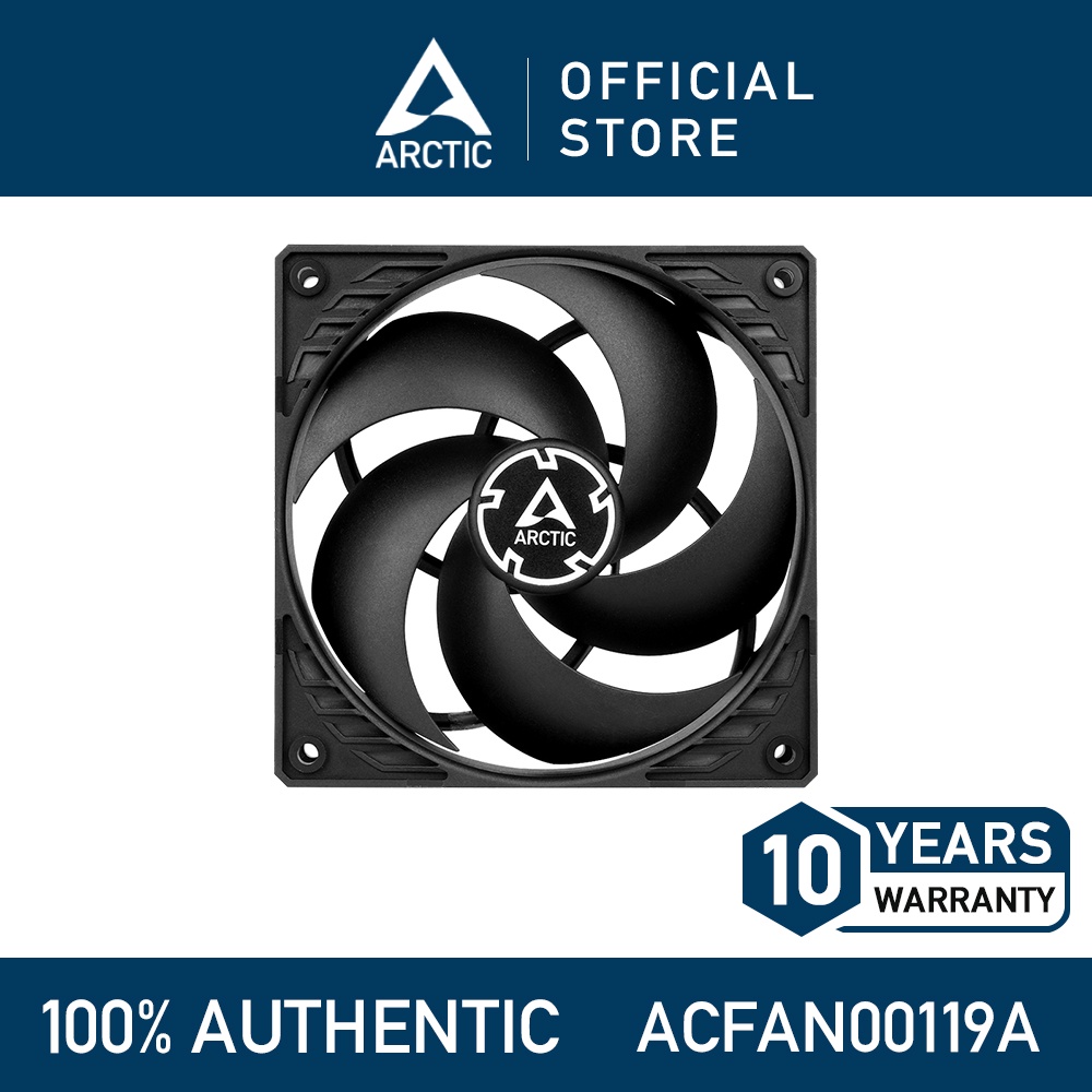 Arctic P12 PWM 120 mm Static Pressure Optimised PC Case Fan with PWM ...