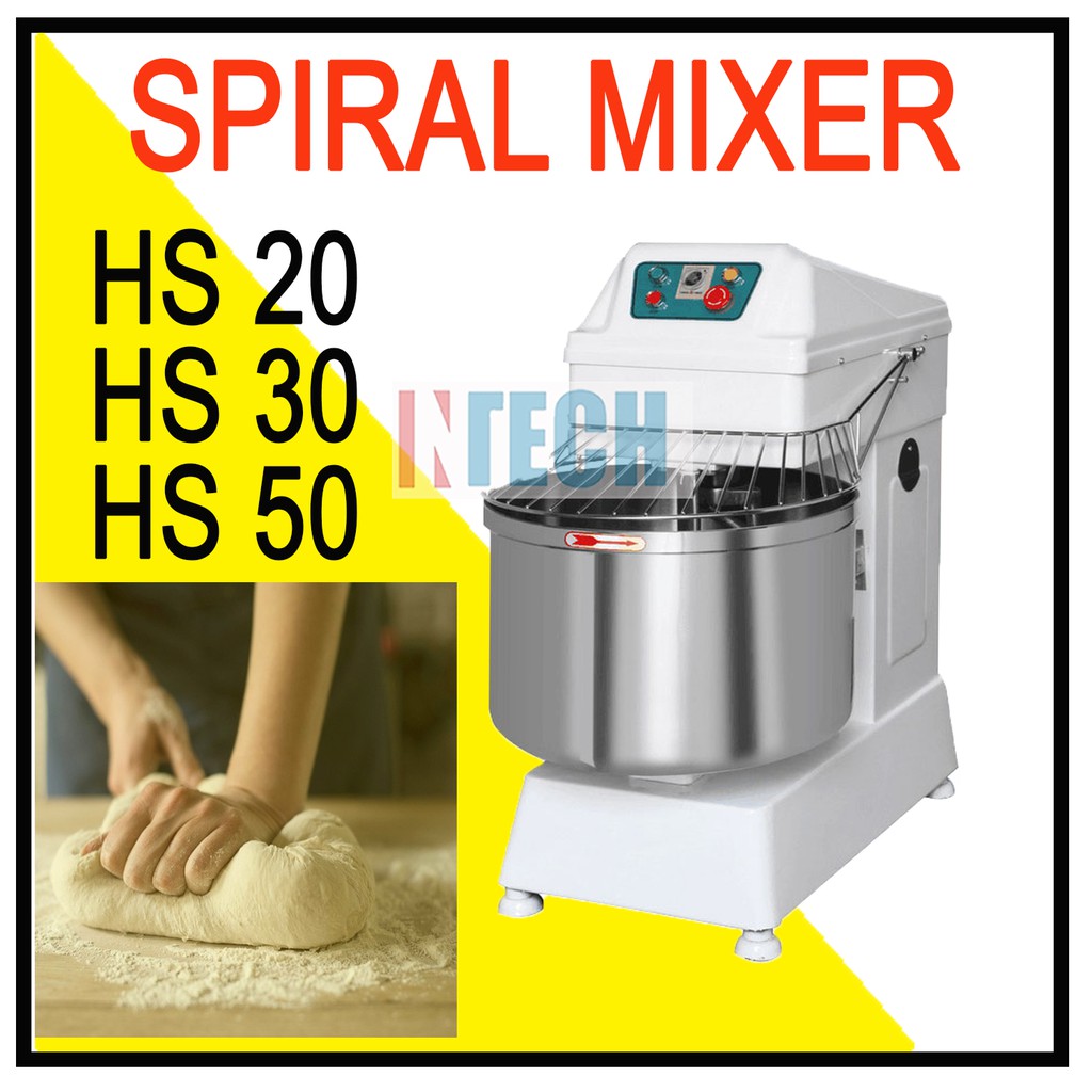 HS20 / HS30 / HS50 HS-SERIES SPIRAL MIXER / TWO MOTION KNEAD DOUGH ...