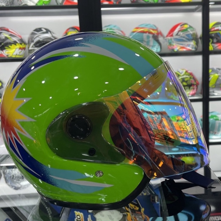 LTD CS2 CRYSTAL SILVER REVO SIANG MALAM V-SHAPED VISOR FOR HELMET INDEX ...