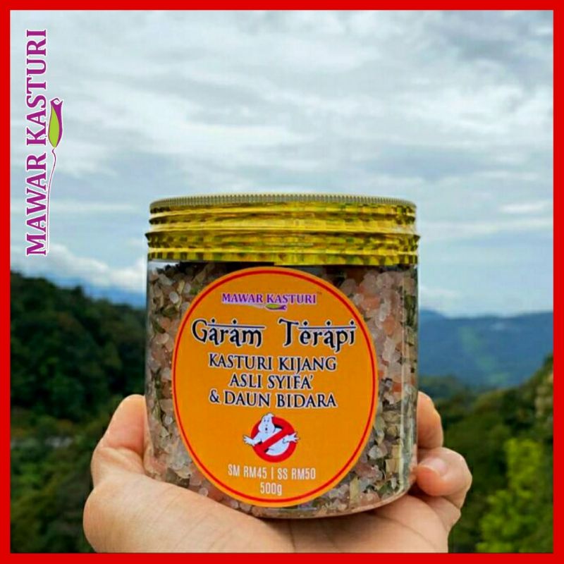 Garam Terapi Kasturi kijang asli syifa & daun bidara | Shopee Malaysia