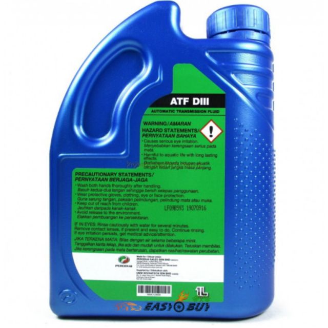 Perodua atf d-iii auto transmission fluid gear oil 1l viva kenari ...