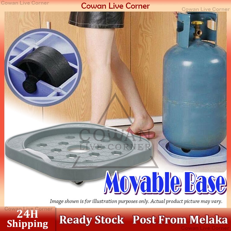 1Pcs Kitchen gas bottle fixing frame cylinder gas tank frame with wheel ...