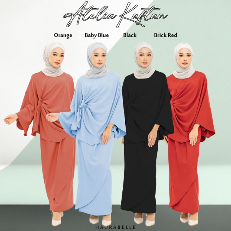 Atelia Kaftan by Haurabelle Baju Kurung Moden Kaftan Women Fashion ...