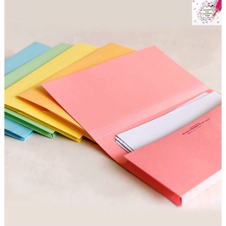 Manila Pocket FIle / Manila Hard Card Document Holder | Shopee Malaysia