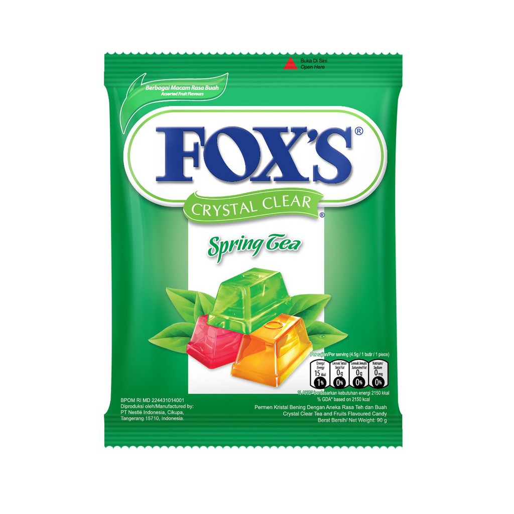 Foxs Candy Spring Tea Bag 90g | Shopee Malaysia