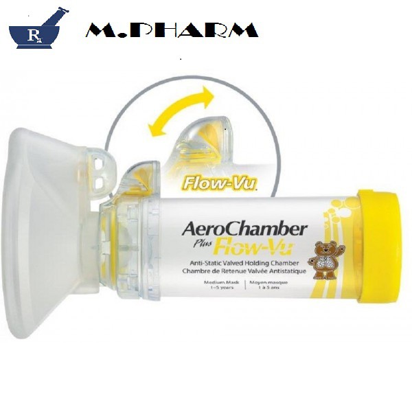 AeroChamber Plus Flow-Vu Anti-Static Valved Holding Chamber for Child ...
