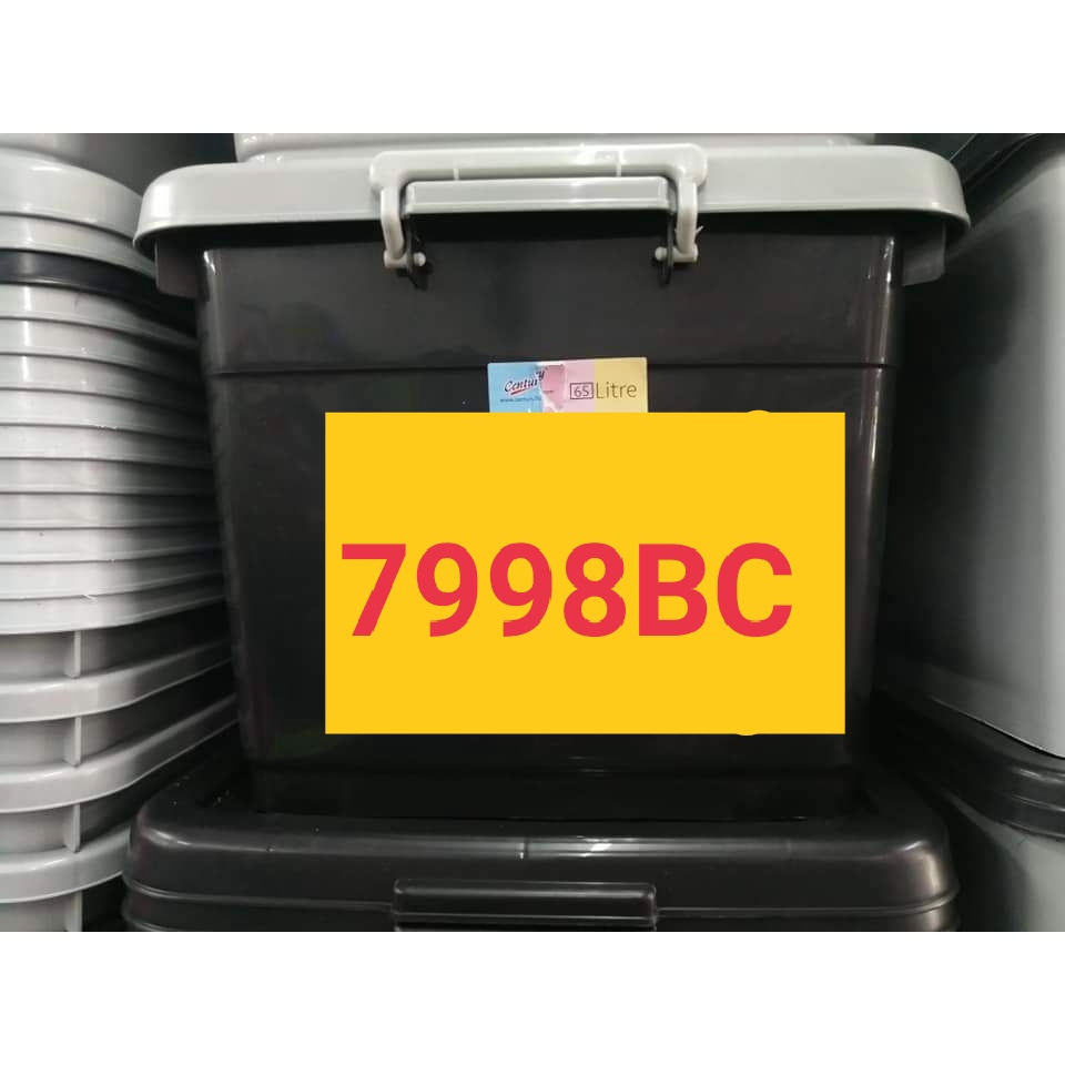 Century Storage Box With Wheel 65 Litres - 7998BC | Shopee Malaysia