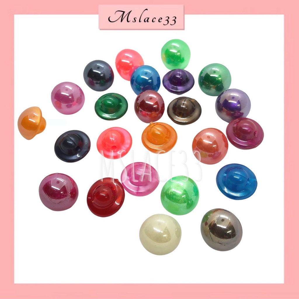 5PCS 12mm Butang Baju Kurung / Butang Cendawan / Button Mushroom ...