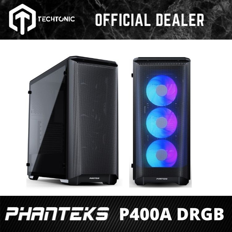 Phanteks Eclipse P400A DRGB ATX Tempered Glass Chassis | Shopee Malaysia