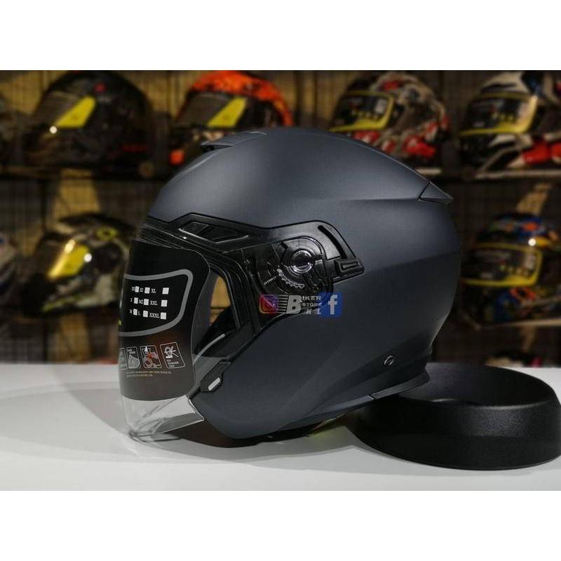 Original GSB G-263 Graphite Black Open Face Helmet | Shopee Malaysia