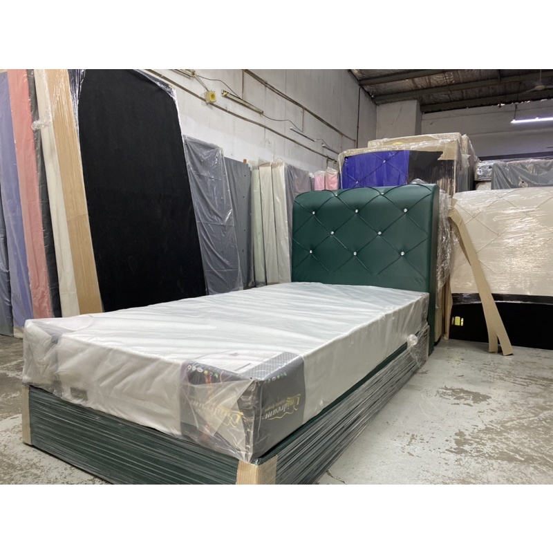 KATIL SINGLE BUJANG KATIL BUDAK SINGLE BEDFRAME SINGLE BED DIVAN BESI ...