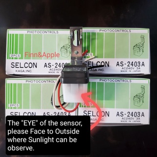 Selcon Photocell Sensor 3A AS-2403A Automatic Switch Photo Sensor Photo ...