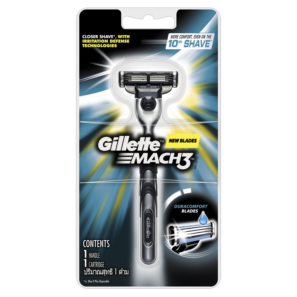 Gillette Mach3 Shaver (1 Handle + 1 Refill) | Shopee Malaysia