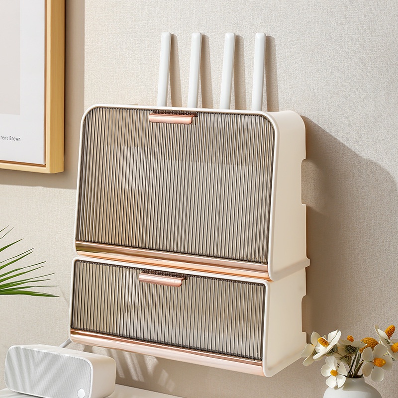 Spot# Router Storage Box WiFi Wireless Network Junction Box Hidden Rack ...