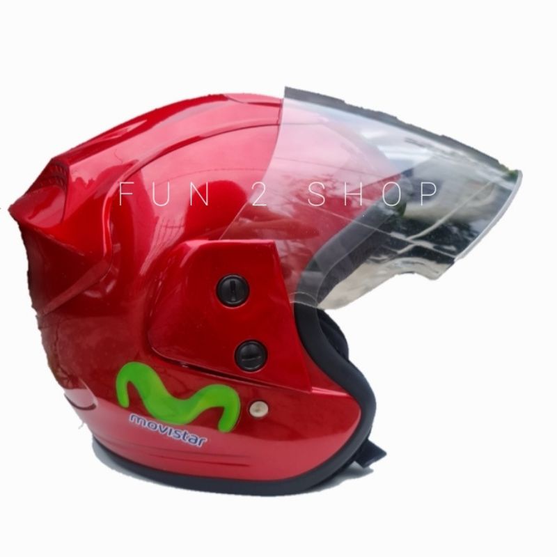 Helmet Laser Movistar | Shopee Malaysia