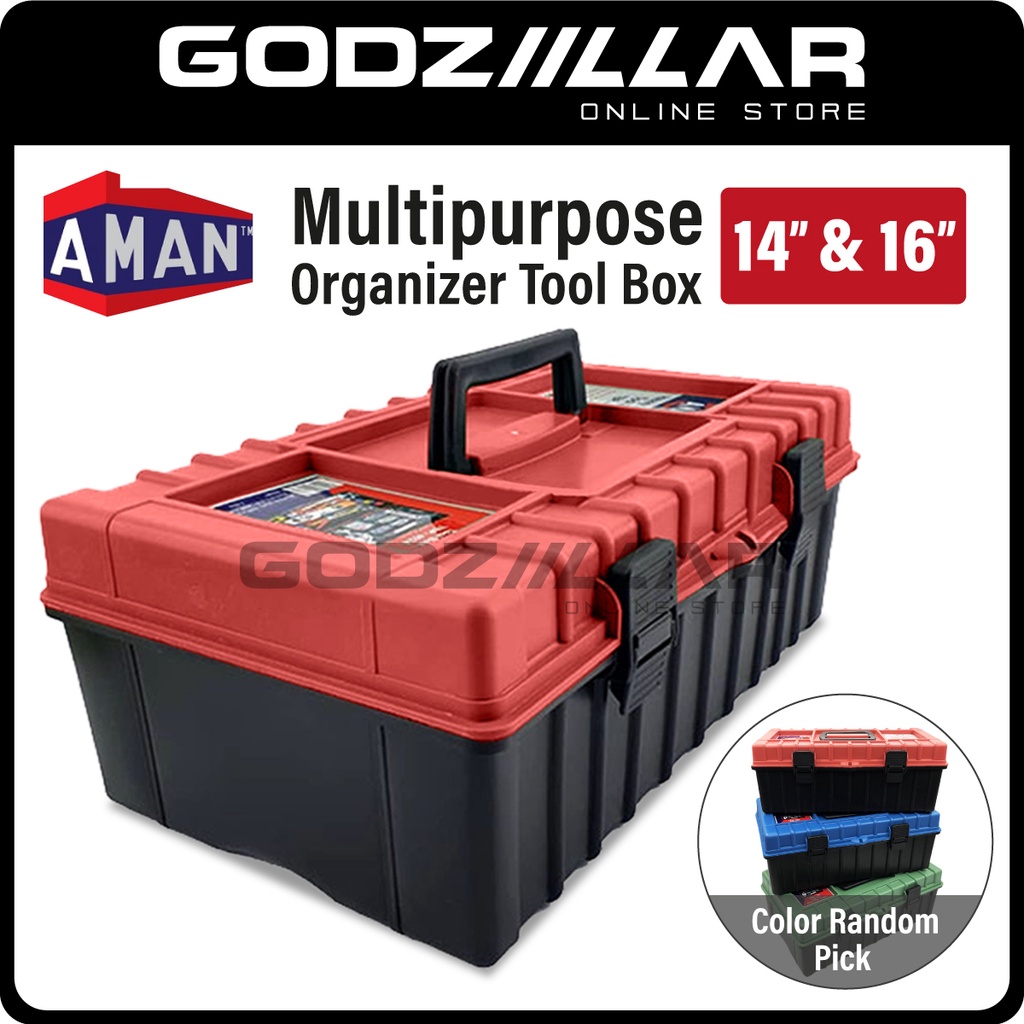 Multipurpose Organize Plastic Storage Tool Box | PVC Tool Box | Kotak ...