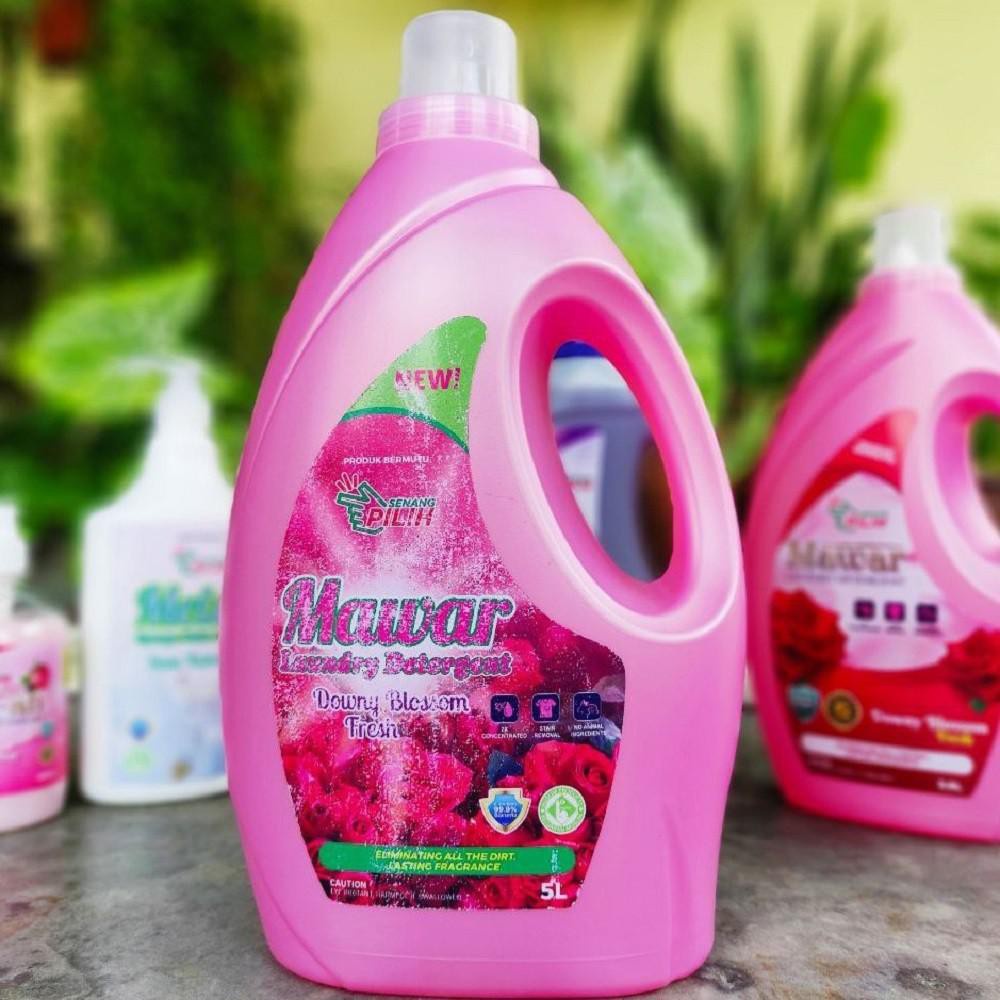 Mawar Anti Bacteria Laundry Detergent Pencuci Pakaian Pembasmi Kuman ...