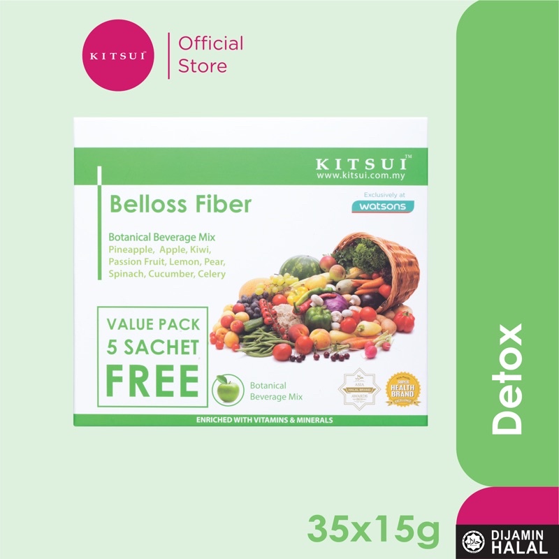 KITSUI Valuepack Belloss Fiber (Sembelit) | Shopee Malaysia