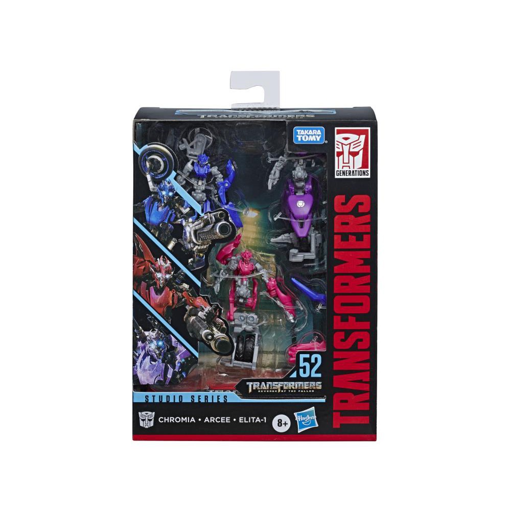 Transformers Studio Series SS-52 Deluxe Chromia, Arcee, and Elita-1 ...