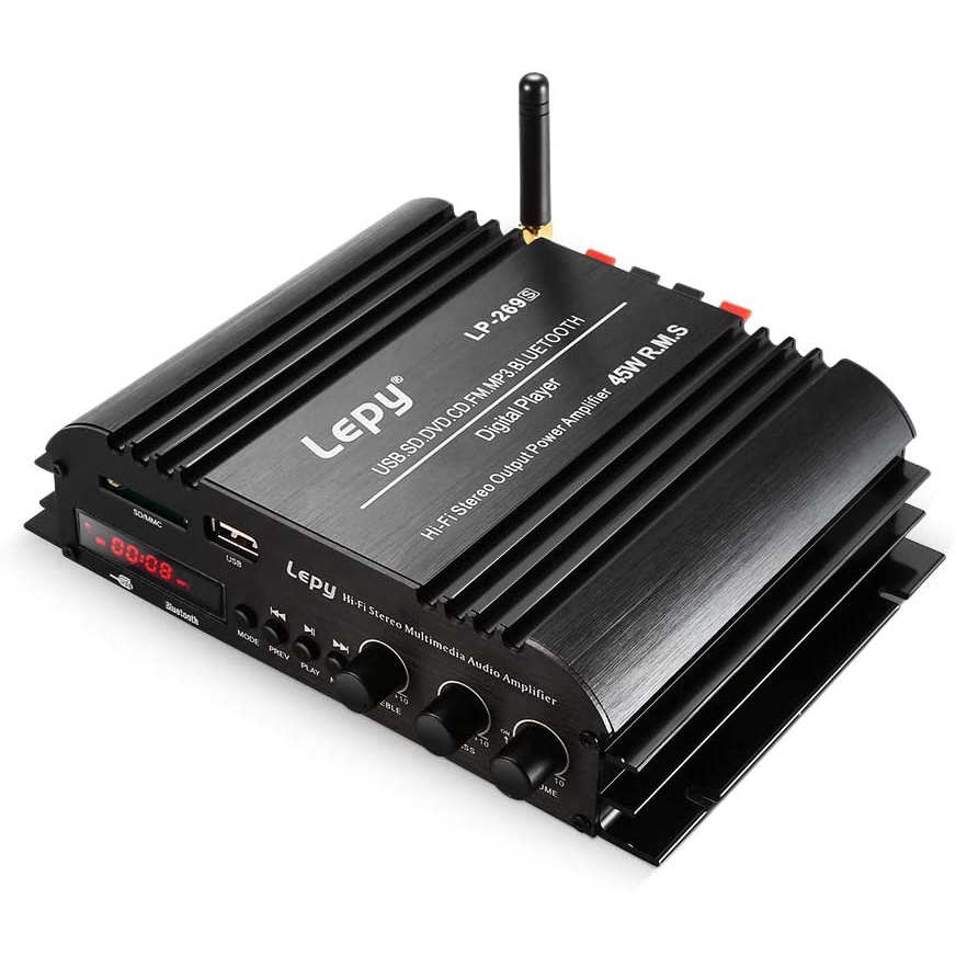Lepy Digital Stereo Amplifier Lp 269s Bluetooth Hi Fi Booster Radio 2