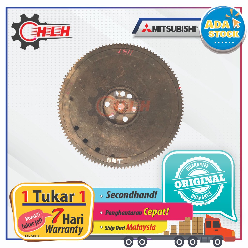 MITSUBISHI CANTER FUSO FE638 FE639 4D34 - FLYWHEEL 11" 40MM 114T ...