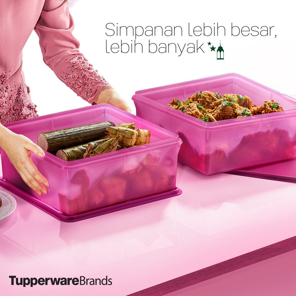[Tupperware Level] Festive Stor N Serve - 6L / Mega Keeper - 10.5L ...