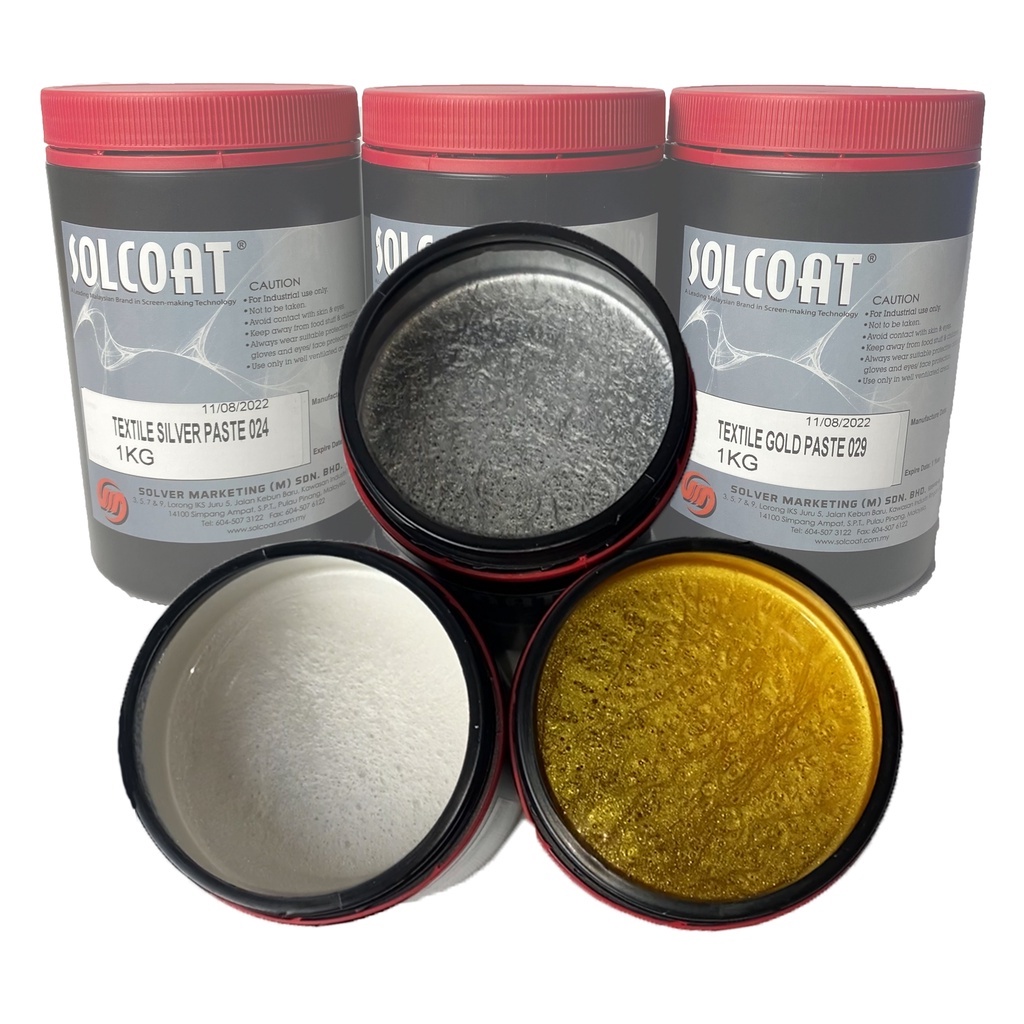 Rubber Dye Gold / Silver for Silkscreen Printing | Shopee Malaysia