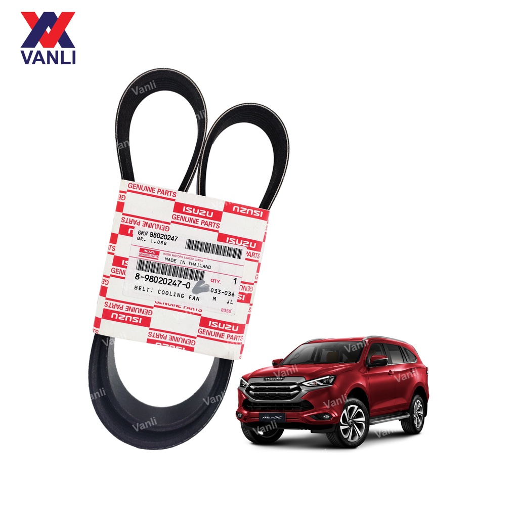 Isuzu Genuine Fan Belt 7PK1070 for Isuzu MU-X 3.0cc Diesel - 8980202470 ...