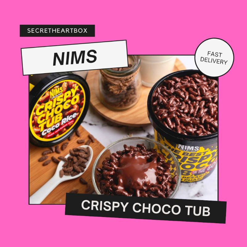 (BUY 1 FREE 1) NIMS Crispy Choco Tub Coco Rice Coco Ball Coco Krisp ...
