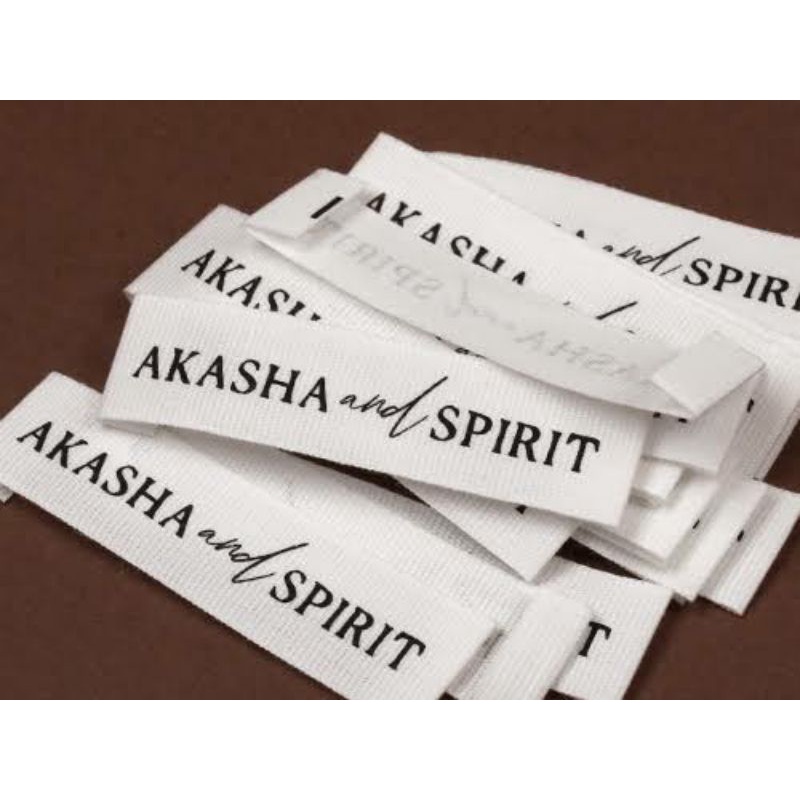 KATUN Hijab Labels / Clothes Labels / Woven Damask Subtitute Labels ...