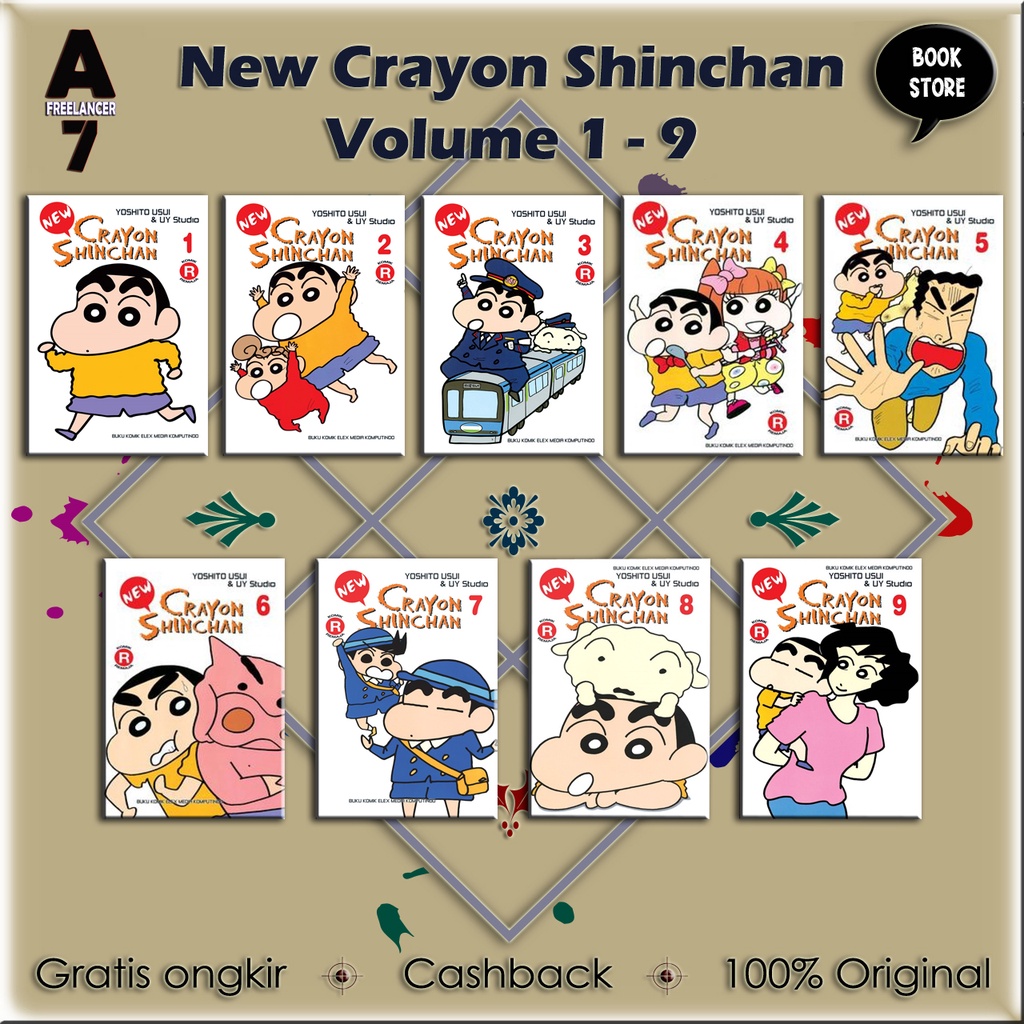 New Crayon Shinchan Comic - Yoshito Usui | Shopee Malaysia