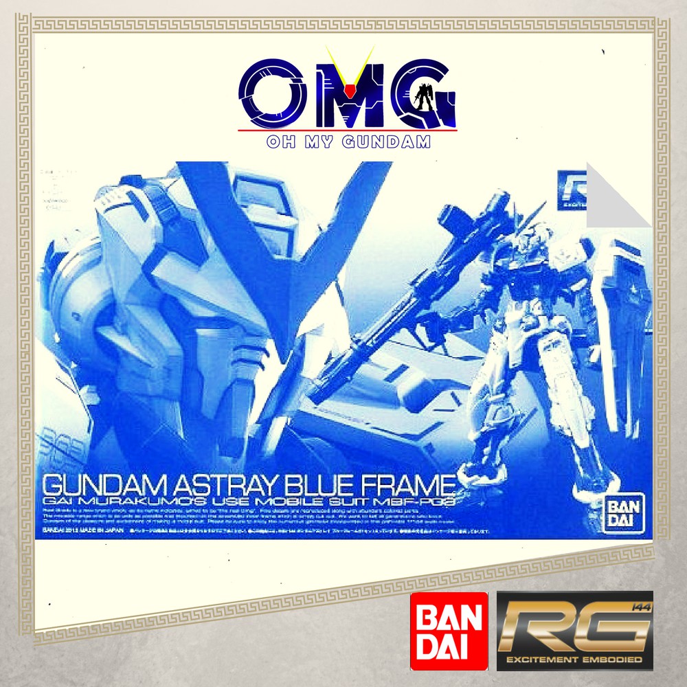 Bandai Gundam RG Astray Blue Frame 1/144 1 144 Real Grade OMG | Shopee ...