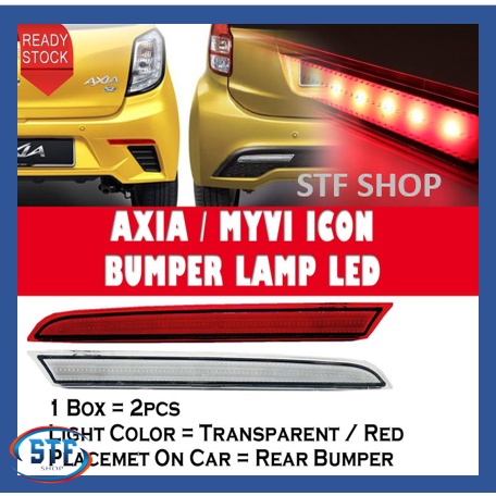 Perodua Axia SE /Axia Advance / Myvi Icon ( Low Spec )Rear Bumper Lamp ...