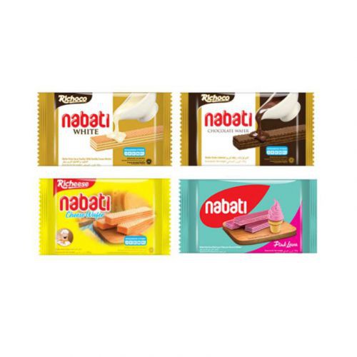 (NEW) Richeese Richoco Nabati Cheese Wafer/ Chocolate Wafer 50g | Shopee Malaysia
