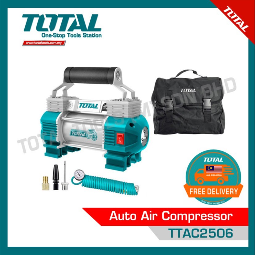 TOTAL 120psi Auto Air Compressor - TTAC2506 | Shopee Malaysia