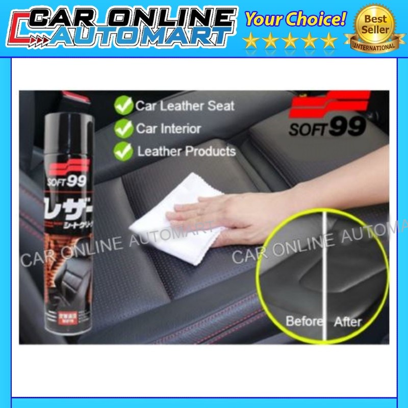 SOFT99 Soft 99 Genuine Leather Seat Cleaner Spray Type 600ml Original ...