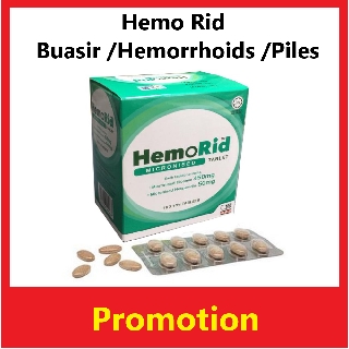 Hemo Rid 100 tablets -To Treat Buasir | Shopee Malaysia