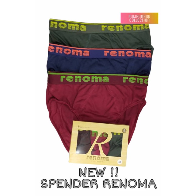 Ready stock Seluar dalam pendek (spender) 3pcs renoma | Shopee Malaysia