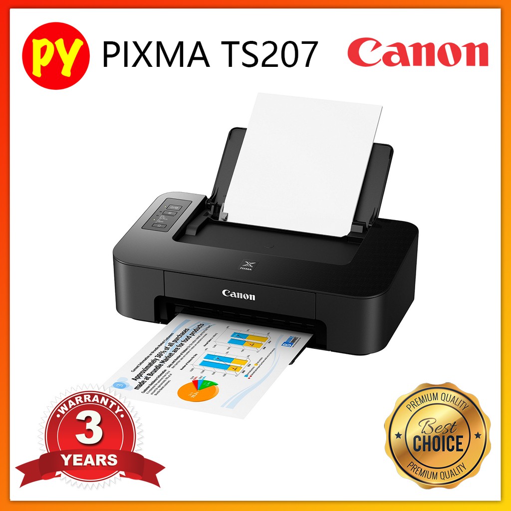 Canon PIXMA TS207 Photo Single Function Inkjet Printer | Shopee Malaysia