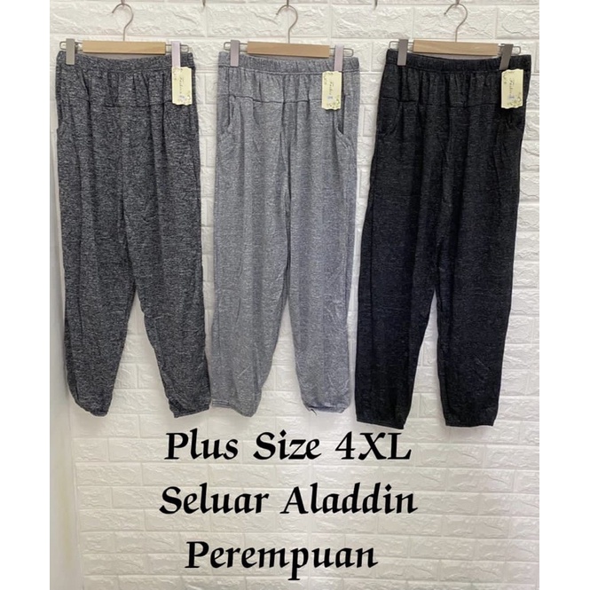 🔥🔥Plus Size 4XL Seluar Panjang Perempuan Seluar Aladdin Saiz Besar ...