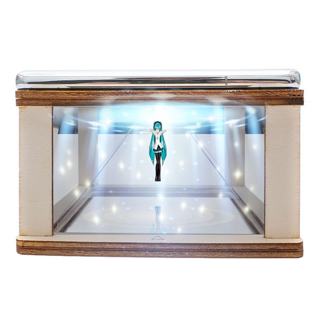 DIY 3D Holographic Display Mobile Phones Projection Pyramid Hologram ...