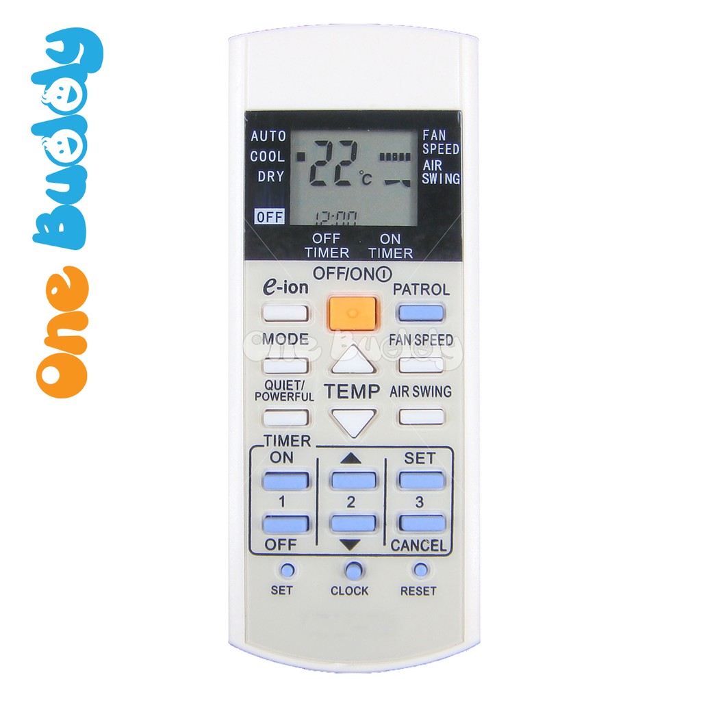 PANASONIC Aircon Remote Control A75C3186/A75C3568 Replacement | Shopee ...