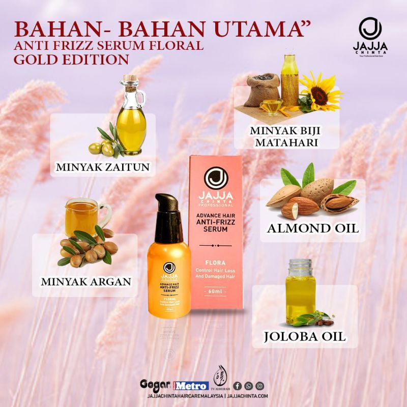 Serum rambut rosak dan Perfume rambut hairmist perapi tanpa bilas JAJJA ...