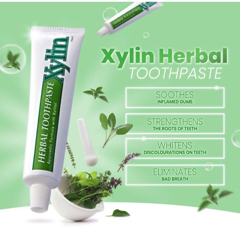 Xylin Herbal Toothpaste (75ml) | Shopee Malaysia